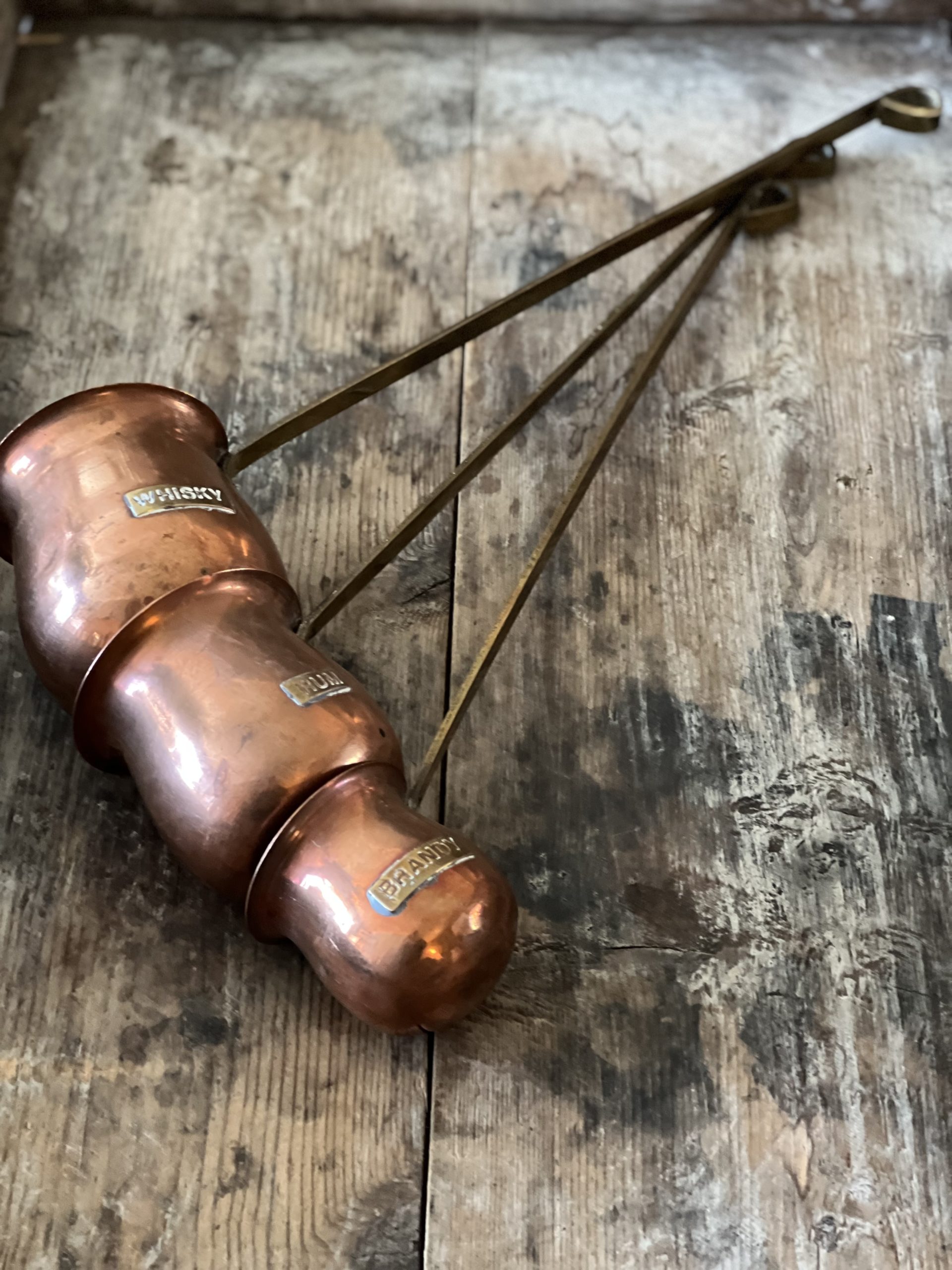 Vintage Copper Measures - Grace Jenkins Home