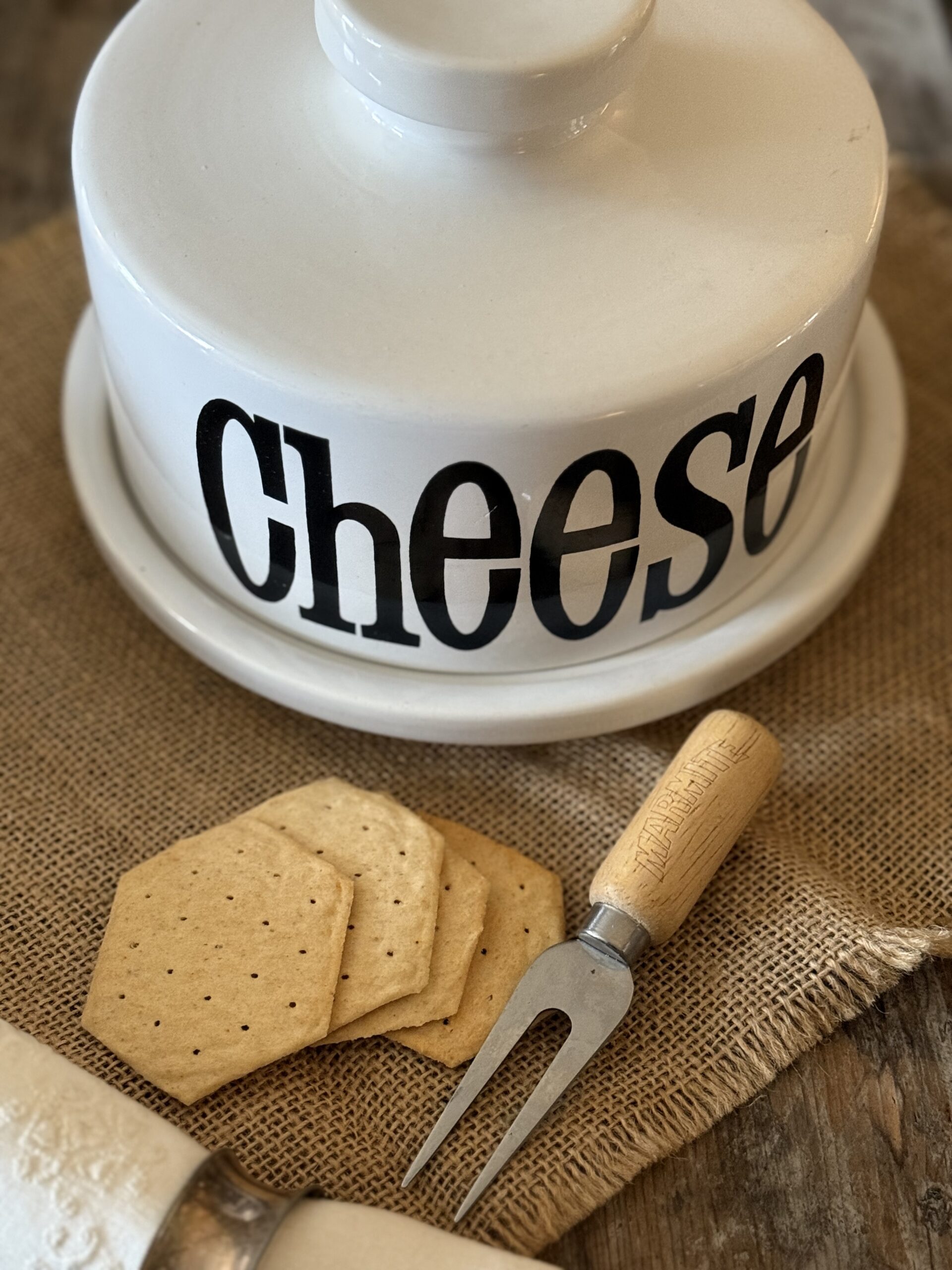 Retro Cheese Cloche & Plate - Grace Jenkins Home