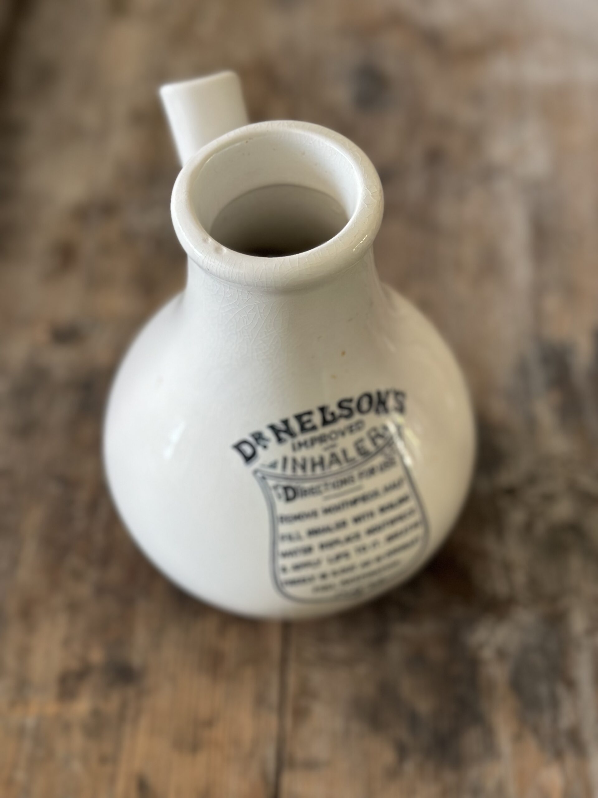 Vintage Stoneware Inhaler - Grace Jenkins Home